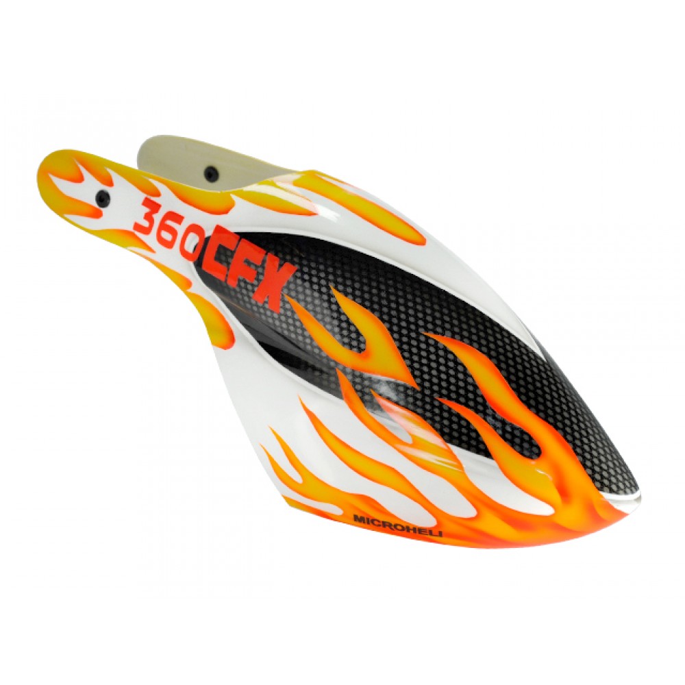 Airbrush Fiberglass Solar Flare Canopy - BLADE 360 CFX